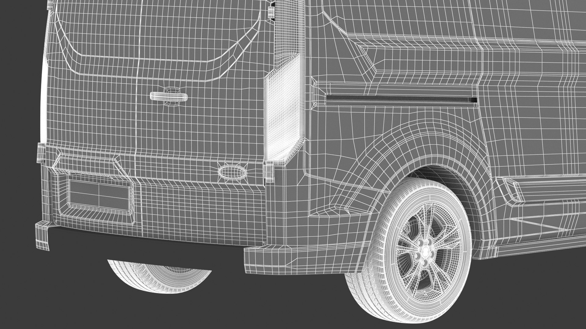 Ford Transit Cargo Van 3D Model - TurboSquid 2113137