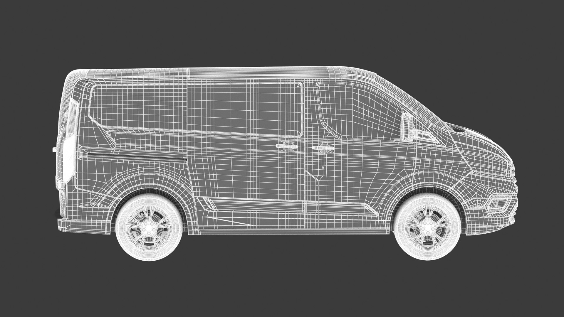 Ford Transit Cargo Van 3D Model - TurboSquid 2113137