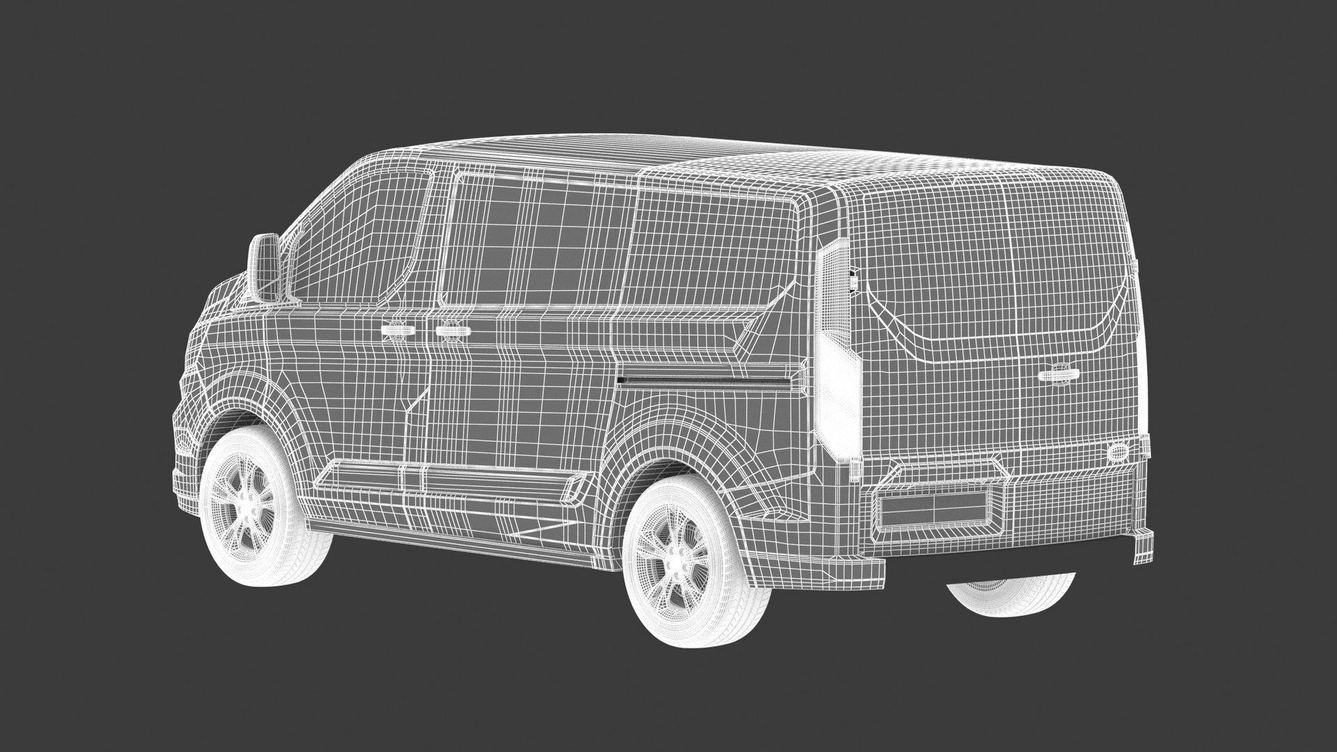 Ford Transit Cargo Van 3D Model - TurboSquid 2113137