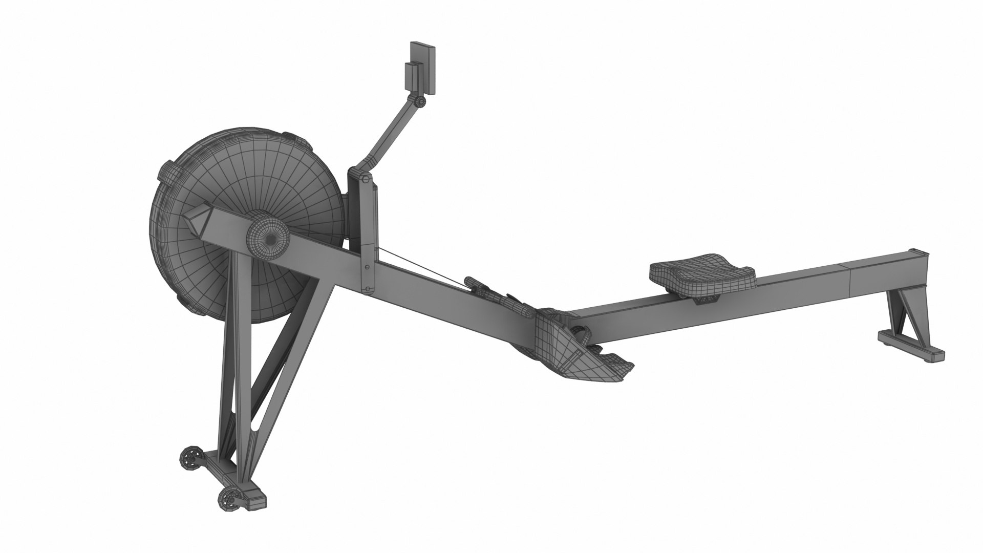3D GYM Stationary Rowing Machine model - TurboSquid 1819045