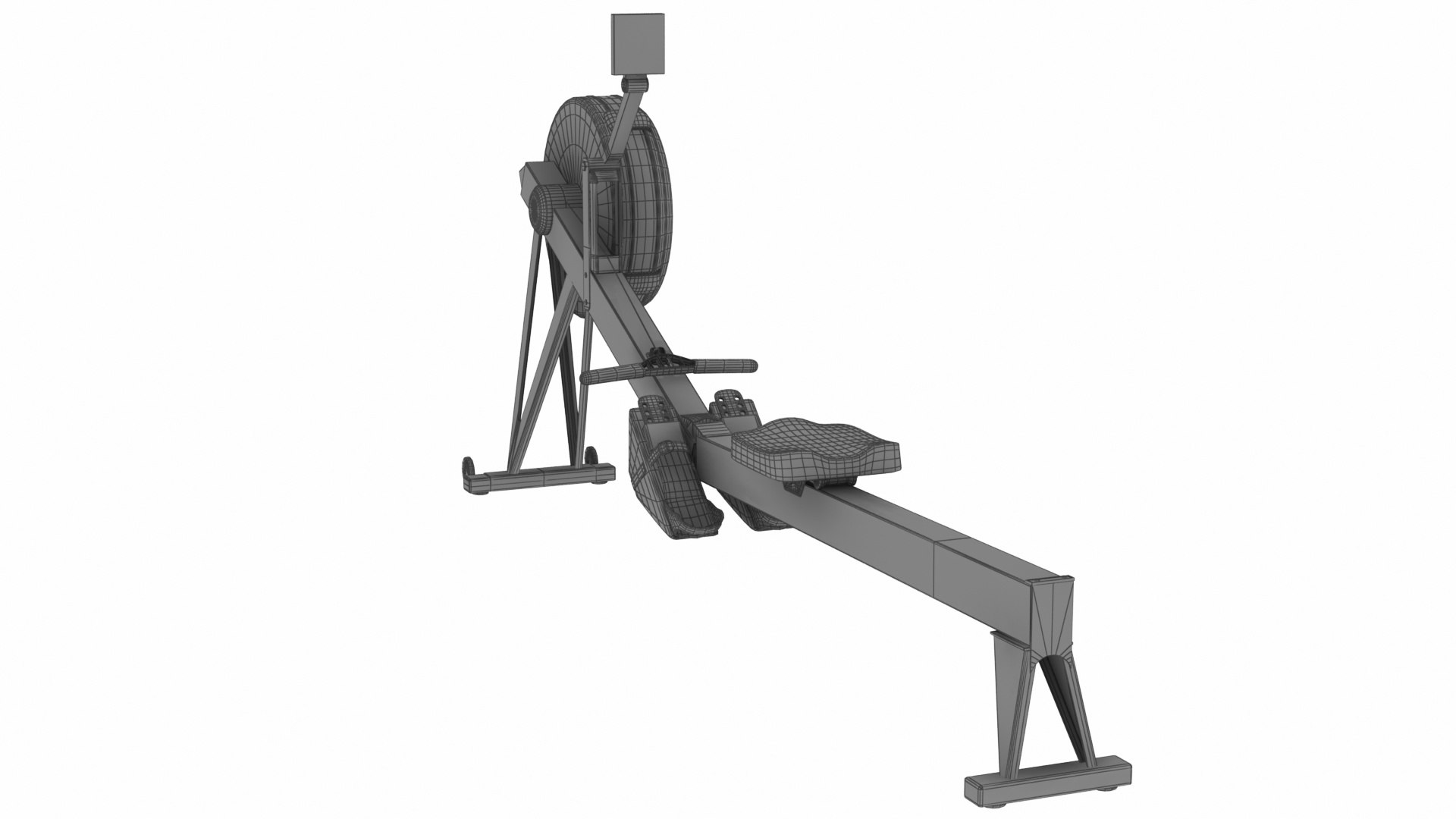 3D GYM Stationary Rowing Machine model - TurboSquid 1819045