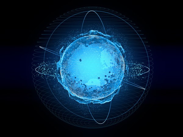 hologram galaxy 3d max