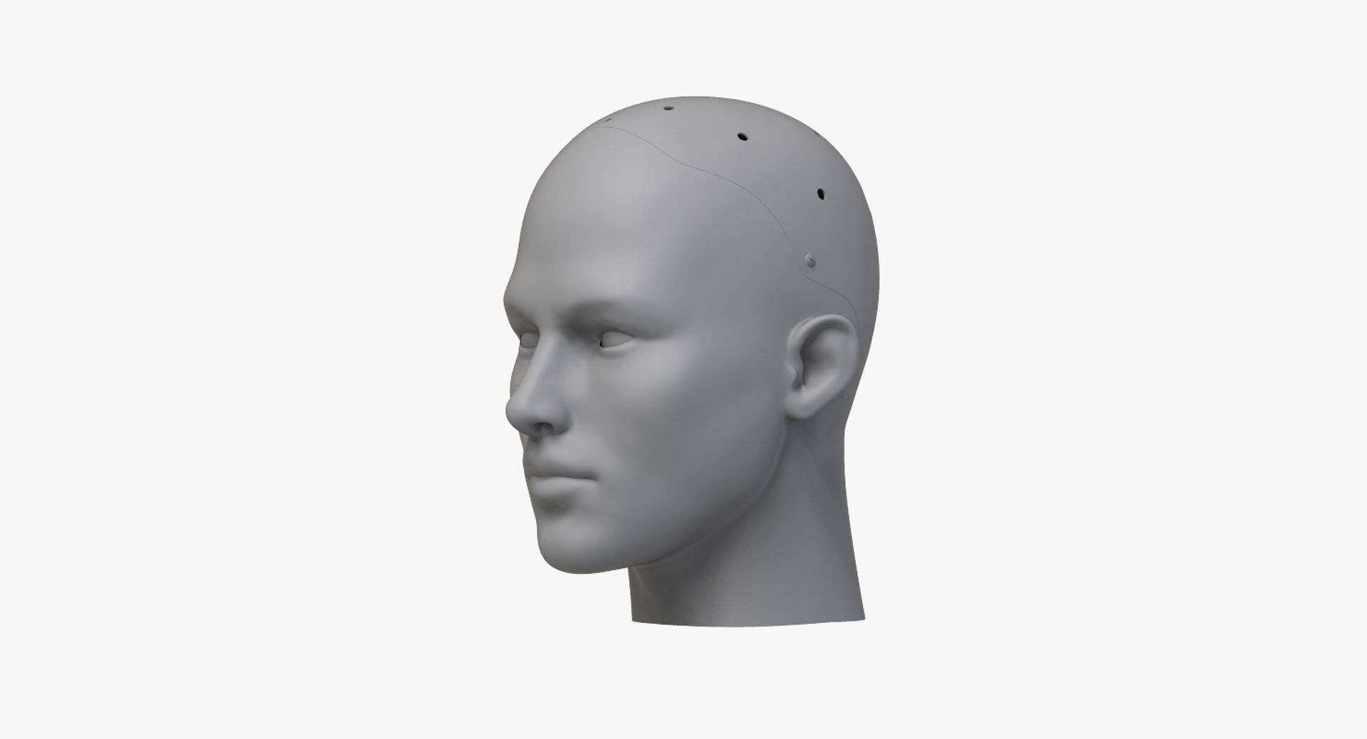 3D Humanoid Head Model - TurboSquid 1340738