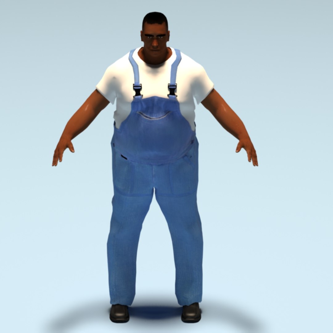 3D gardener model - TurboSquid 1318974