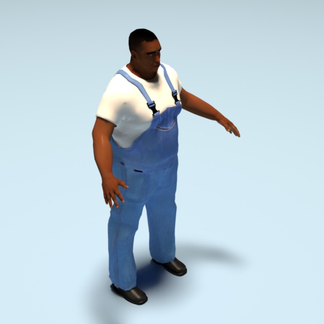 3D gardener model - TurboSquid 1318974