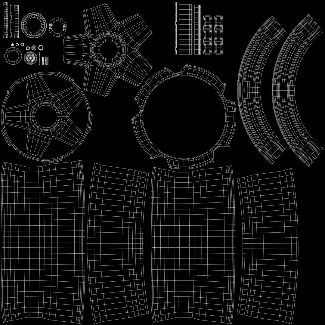 Rsr centerlock wheel 3D model - TurboSquid 1362119