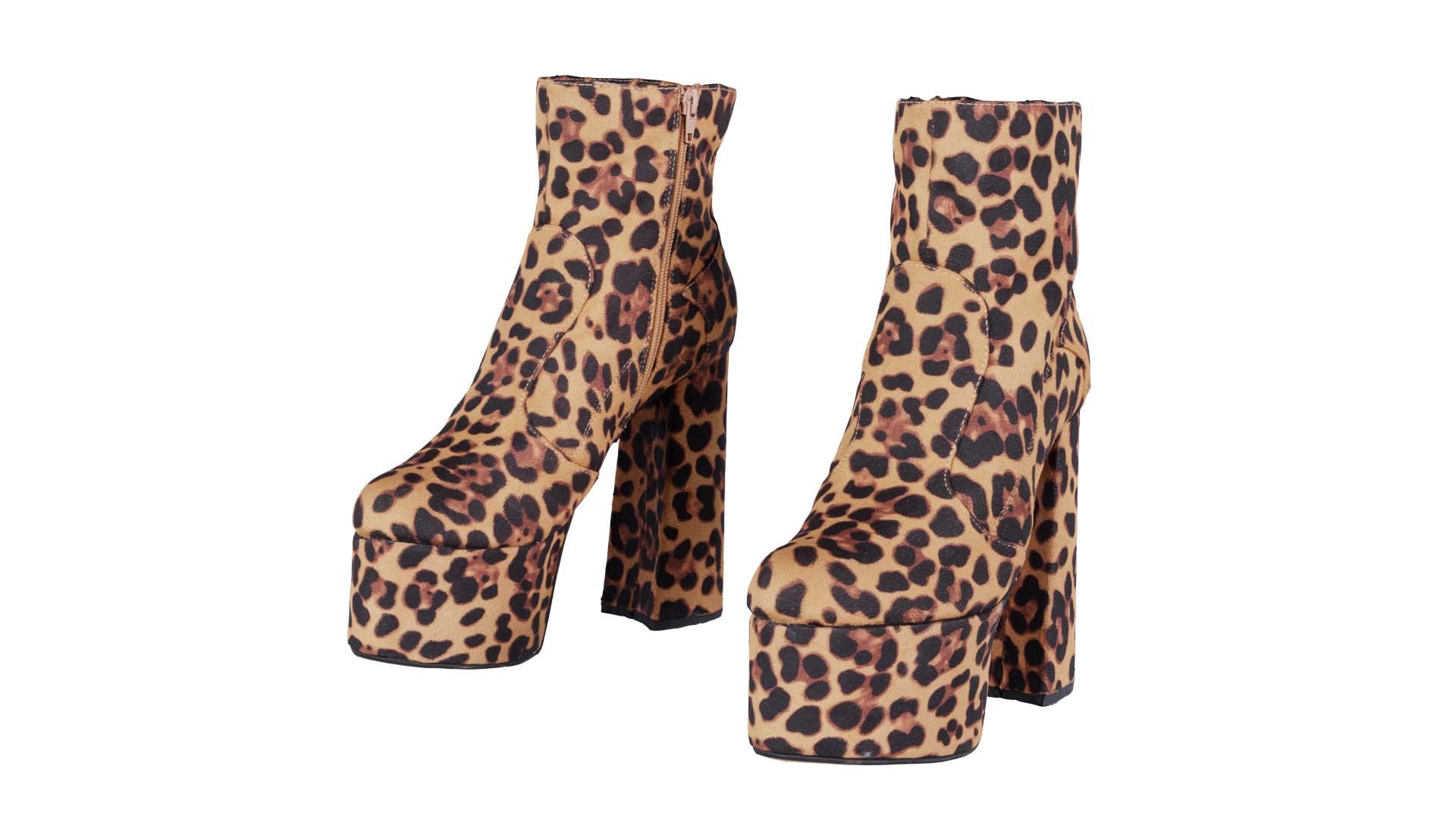 3D Tiger Block Heels Remastered - TurboSquid 2361232