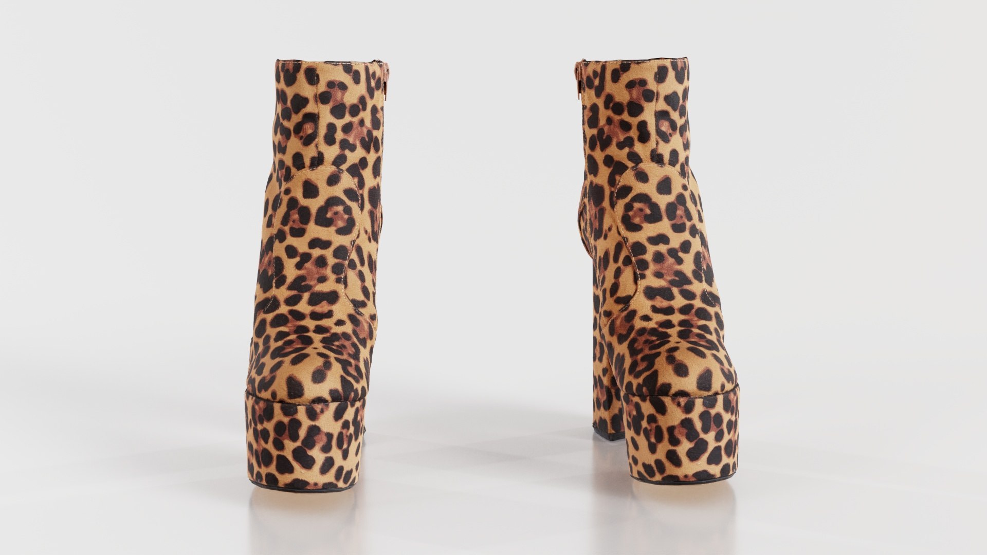 3D Tiger Block Heels Remastered - TurboSquid 2361232