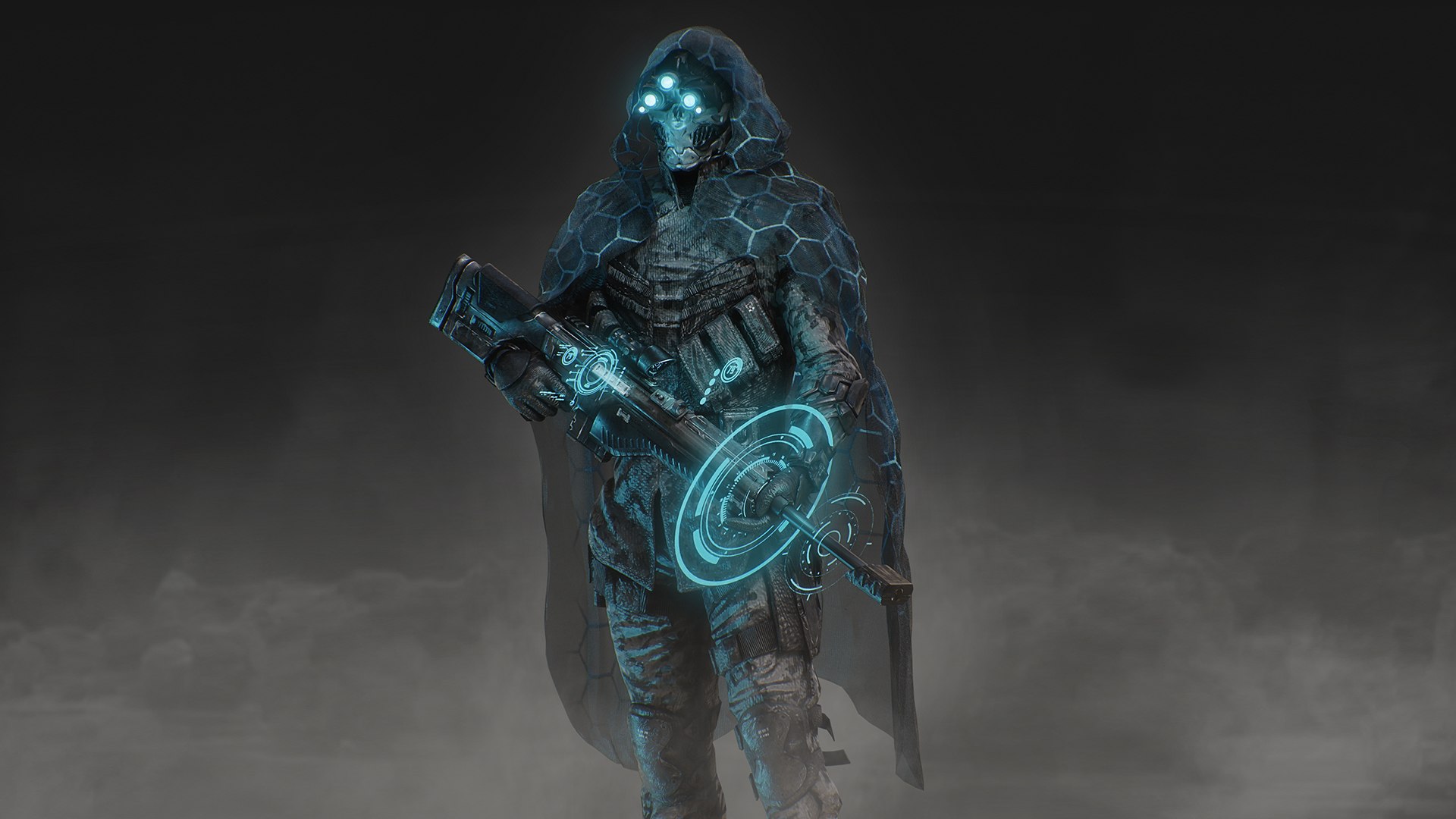 3D Sci Fi Stealth Sniper Soldier - TurboSquid 2380755