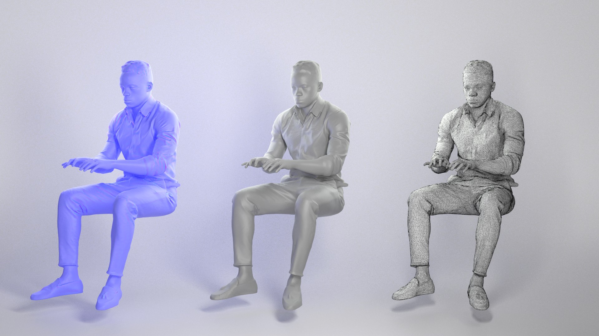 3D Photogrammetry Young Man Office - TurboSquid 1641289