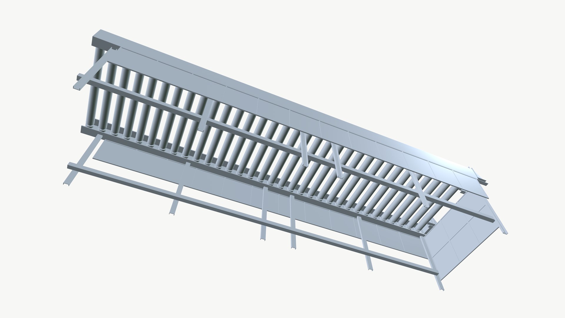 Tray Conveyor Setup 3D Model - TurboSquid 2268568