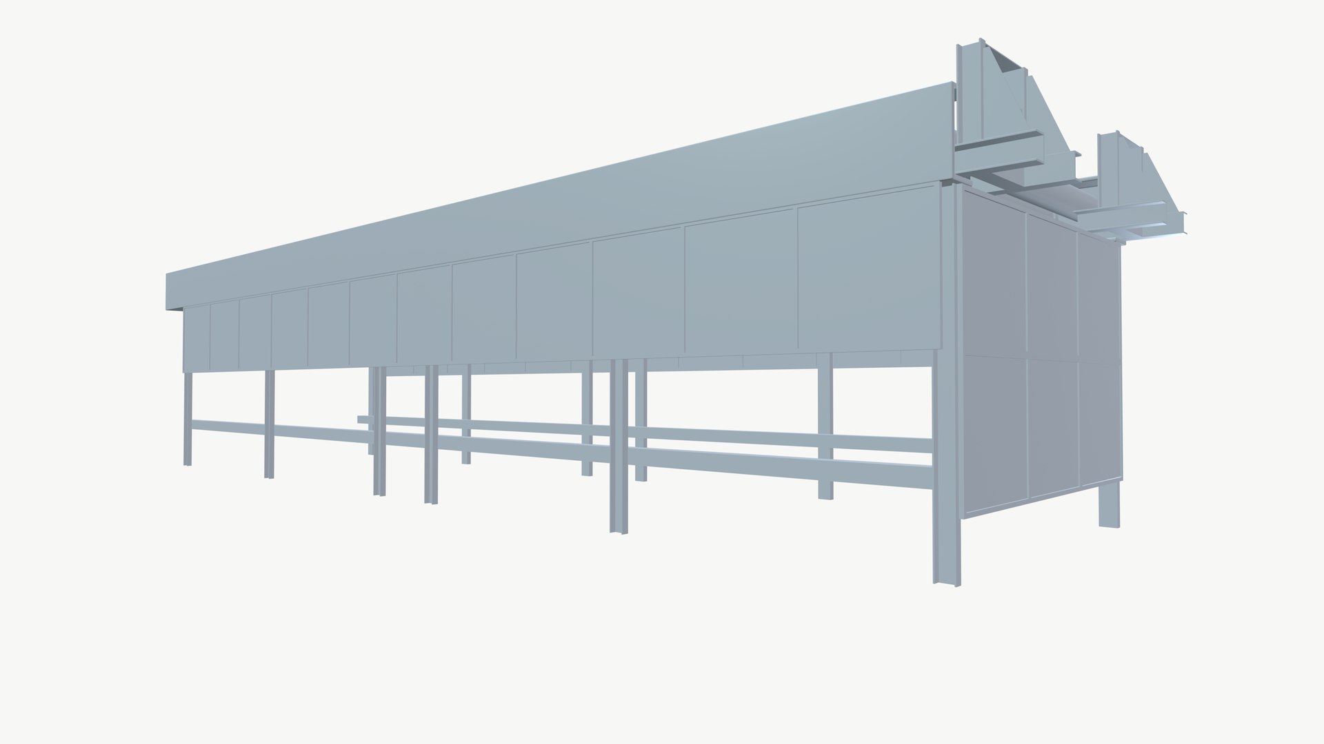 Tray Conveyor Setup 3D Model - TurboSquid 2268568