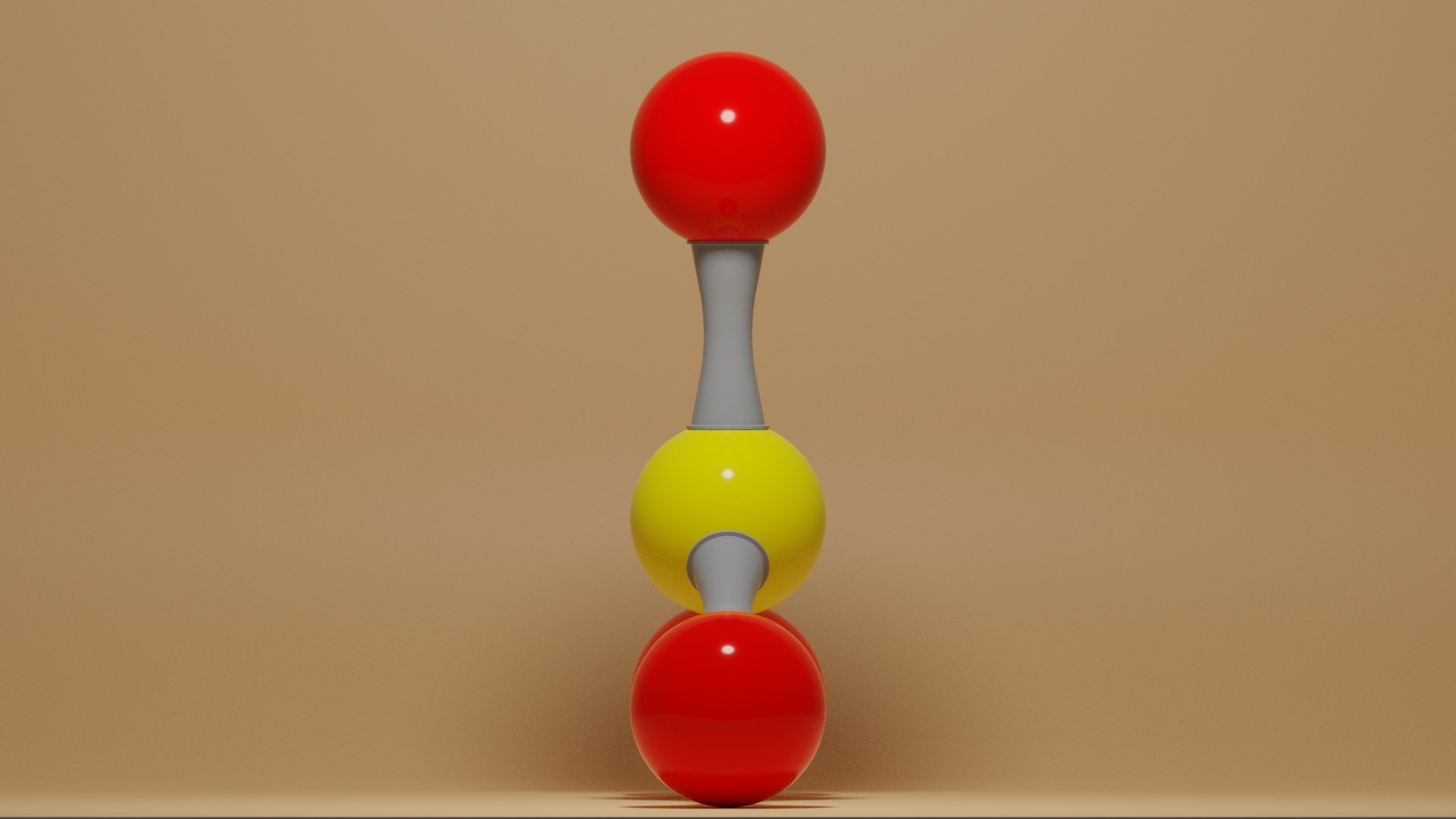 3D Sulfur Trioxide Molecule SO3 - TurboSquid 1721914