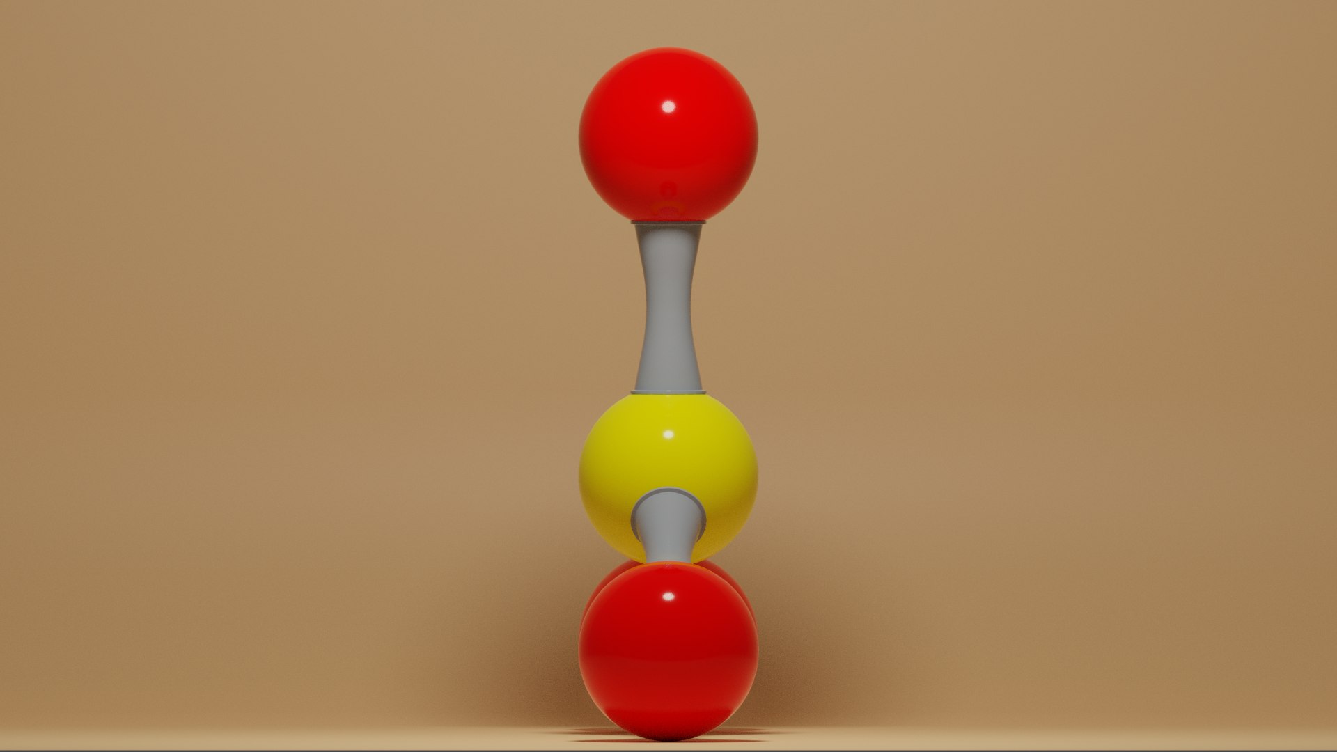 3D Sulfur Trioxide Molecule SO3 - TurboSquid 1721914
