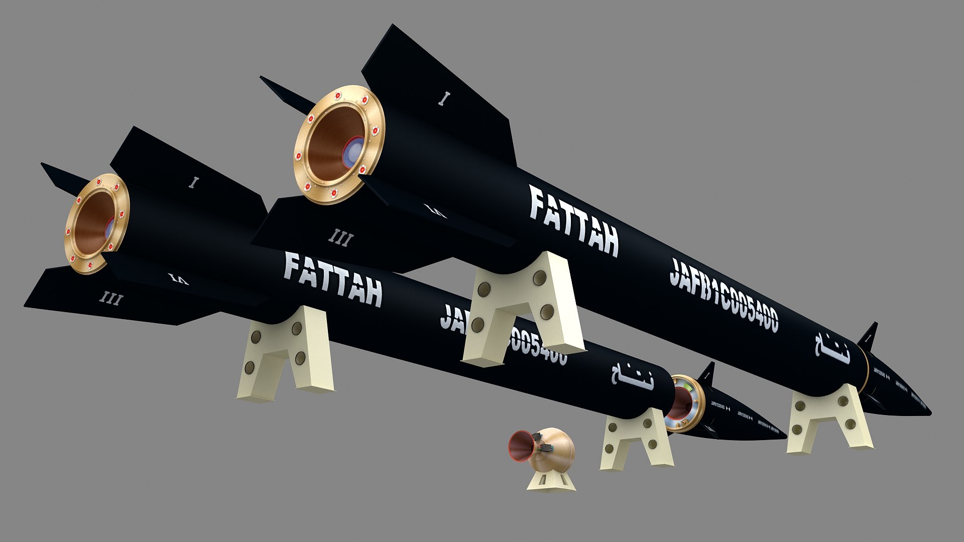 Iran Fattah-01 Hypersonic Missile Model - TurboSquid 2325040
