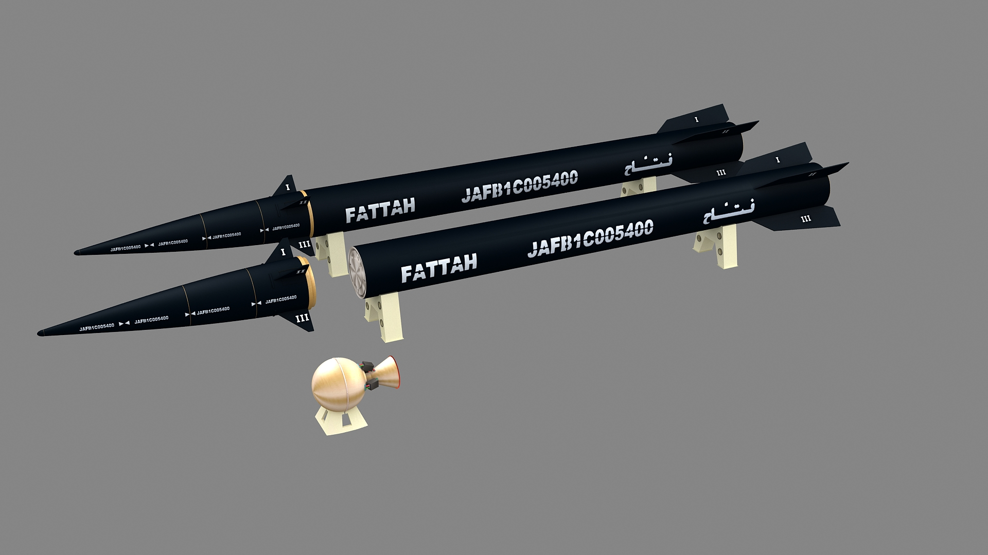 Iran Fattah-01 Hypersonic Missile Model - TurboSquid 2325040