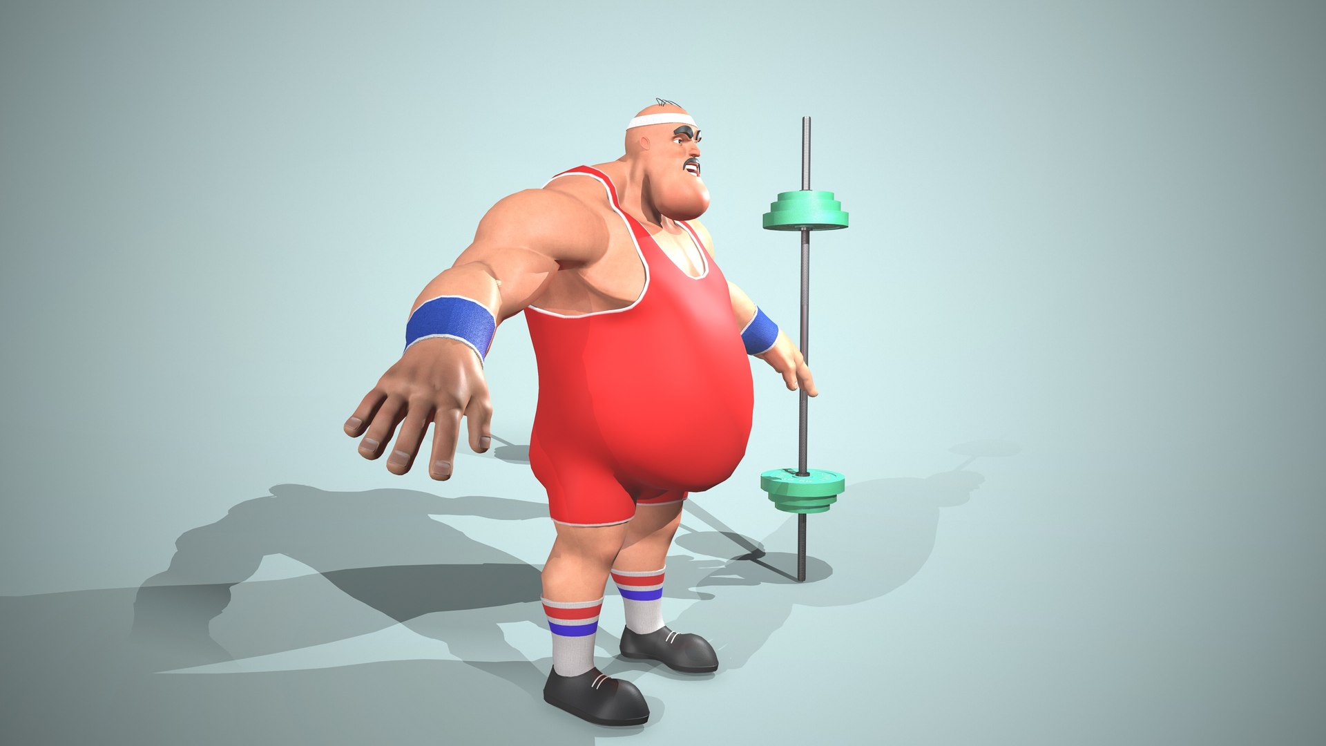 3D Bodybuilder - TurboSquid 1855357