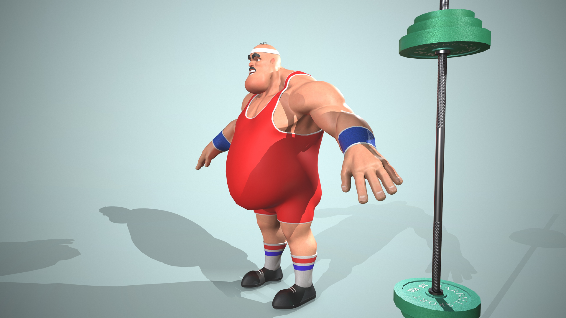 3D Bodybuilder - TurboSquid 1855357