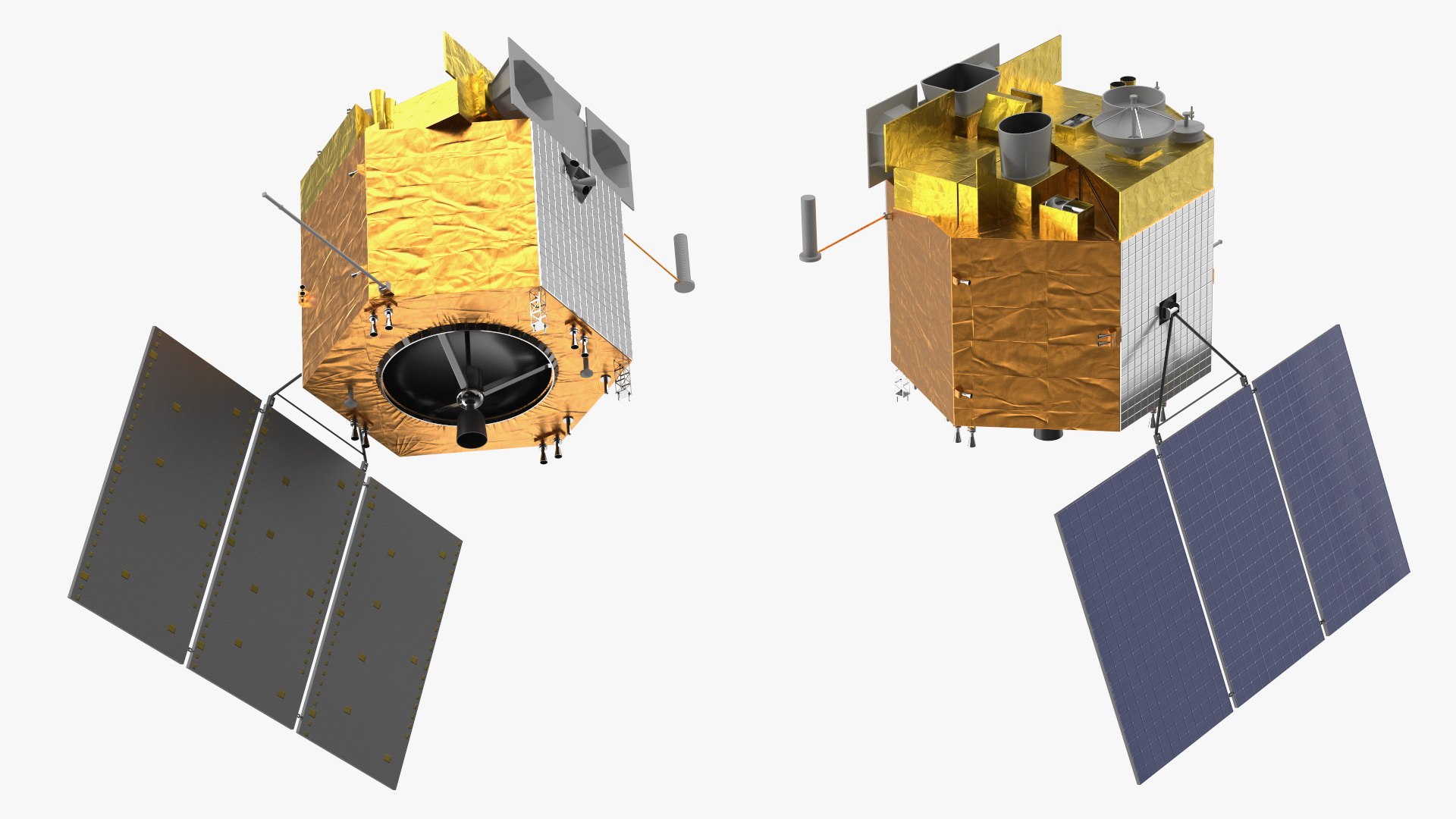 Satellite Spacecraft Display Case 3D Model - TurboSquid 2376318