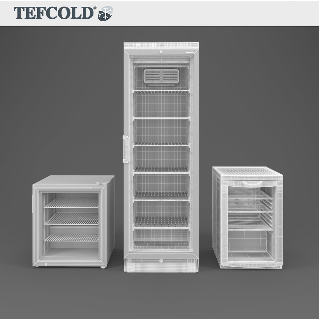 3D Model Tefcold Bc85 Display Freezers - TurboSquid 1286483