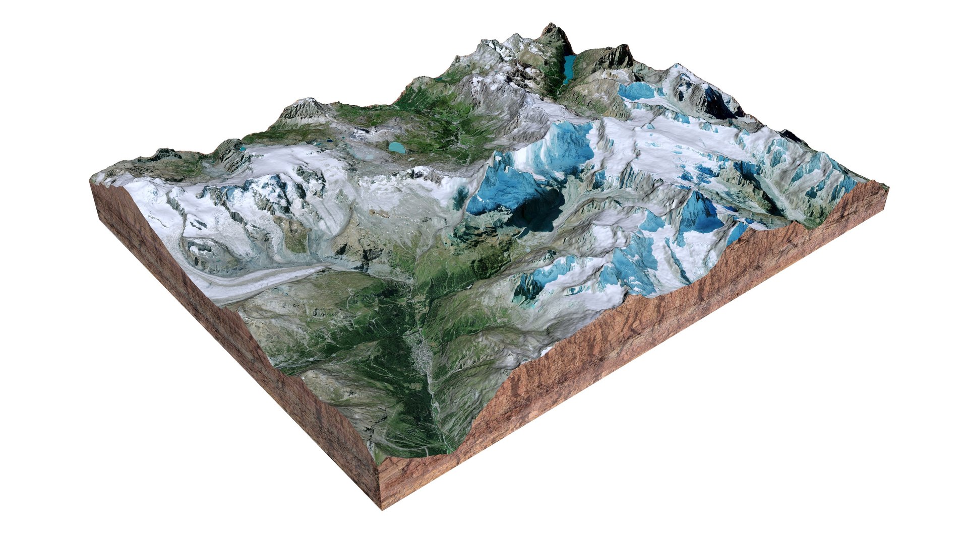 3D Matterhorn Mountain In Europe Model - TurboSquid 2003342
