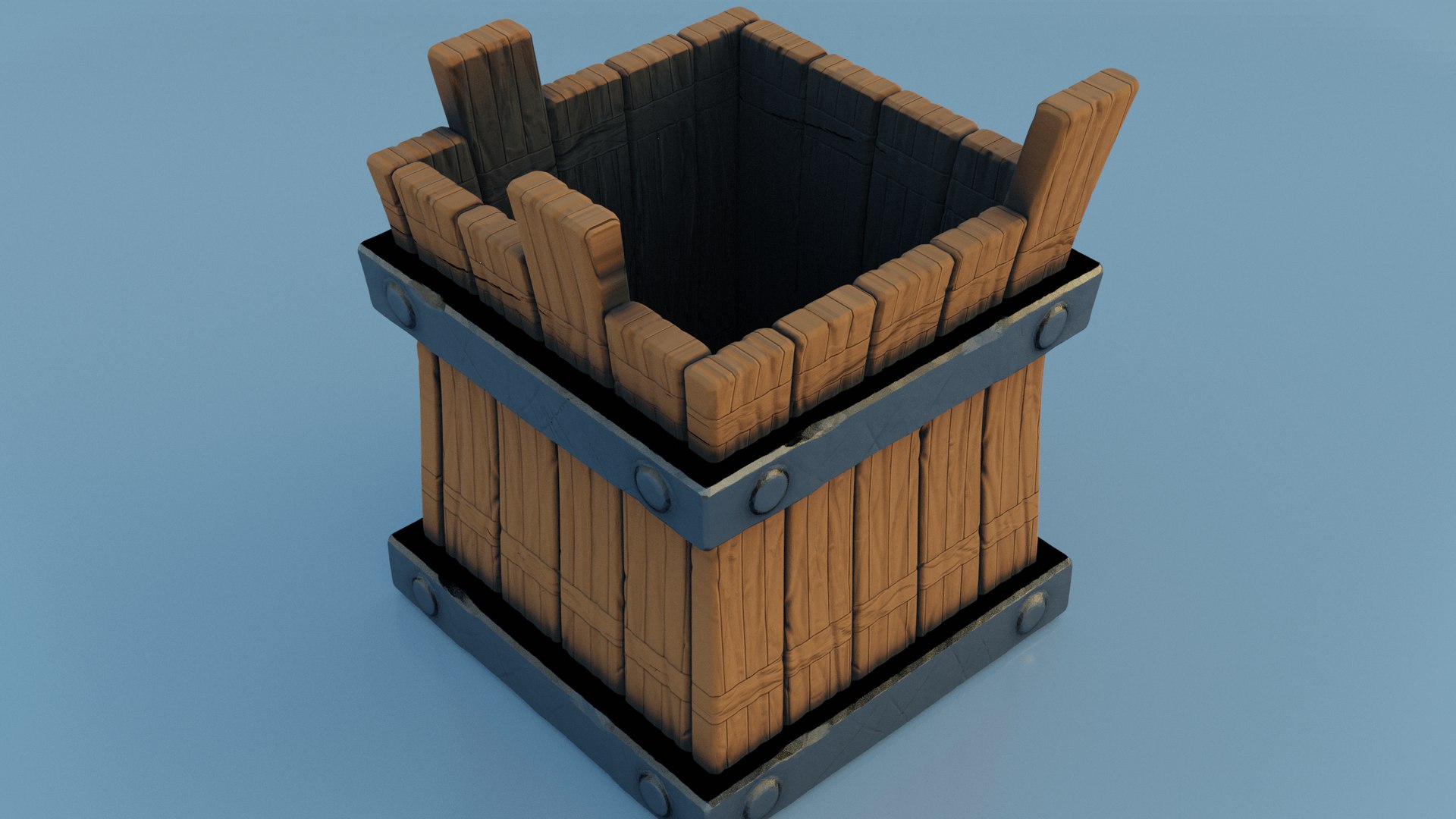 3D Stylized Bucket Model - TurboSquid 1432937