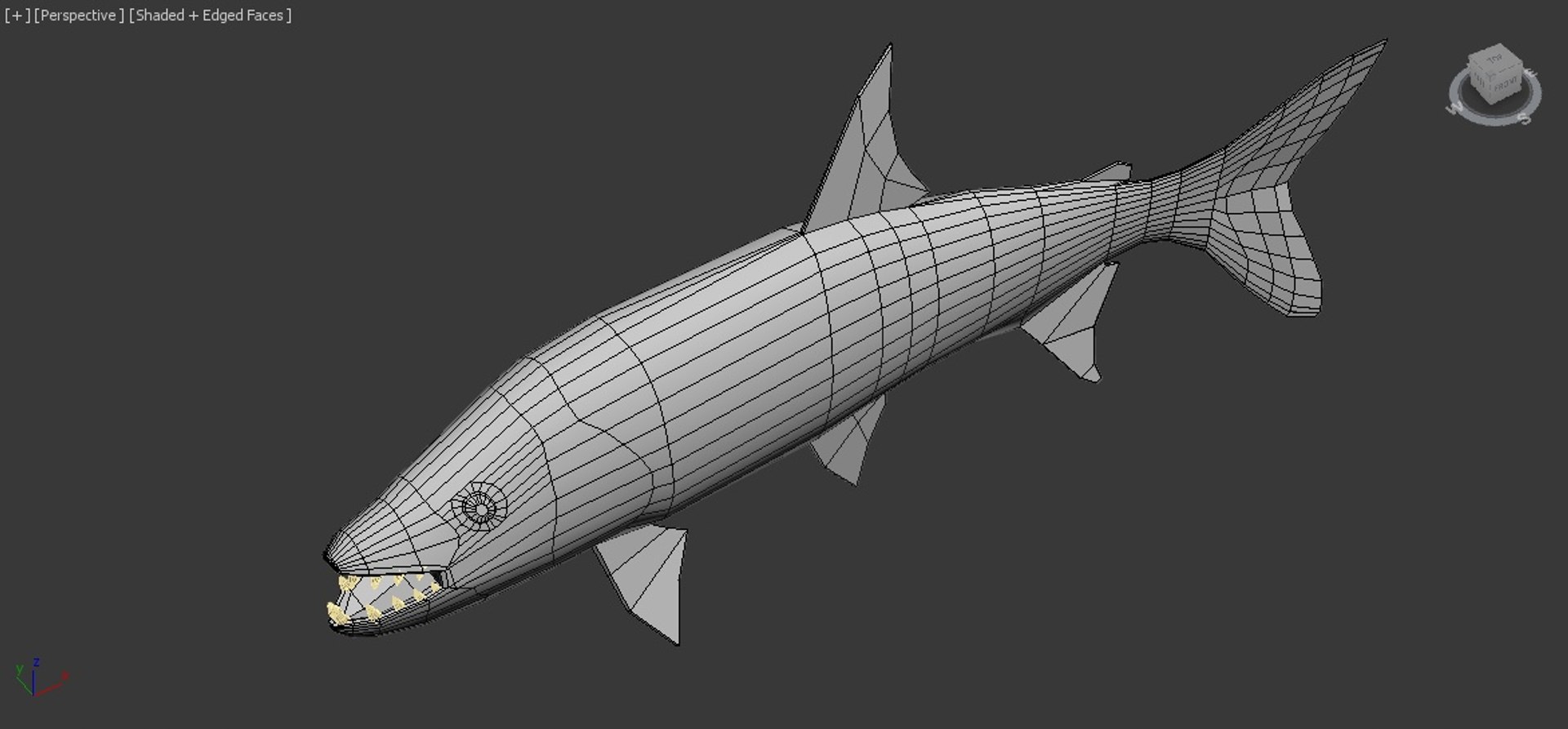 3D Tiger Fish - TurboSquid 1154460