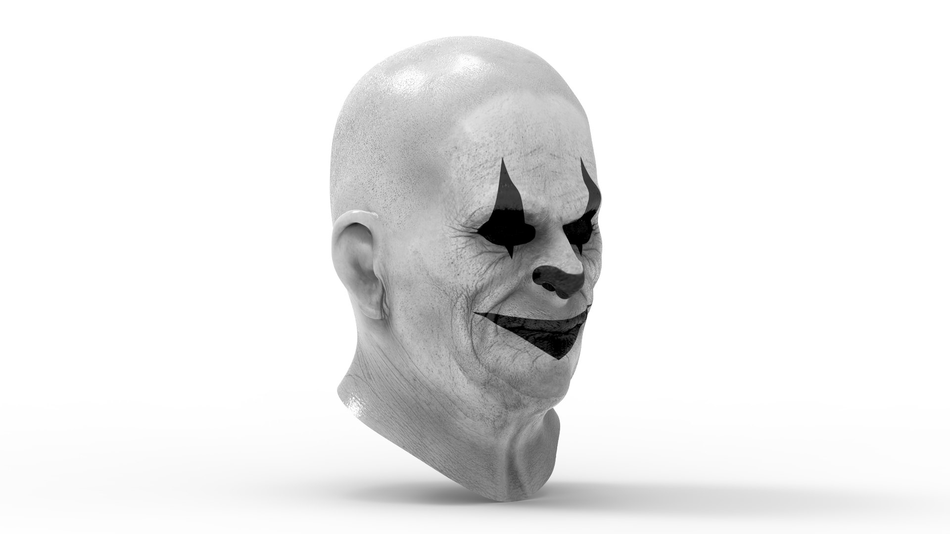 Evil Clown Mask 3D Model - TurboSquid 2293824