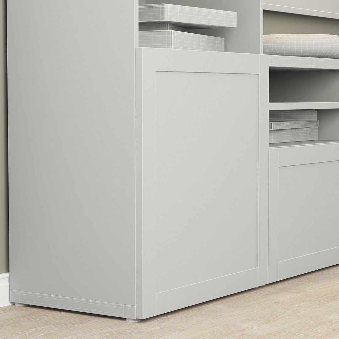 3d Model Besta Ikea 290 880