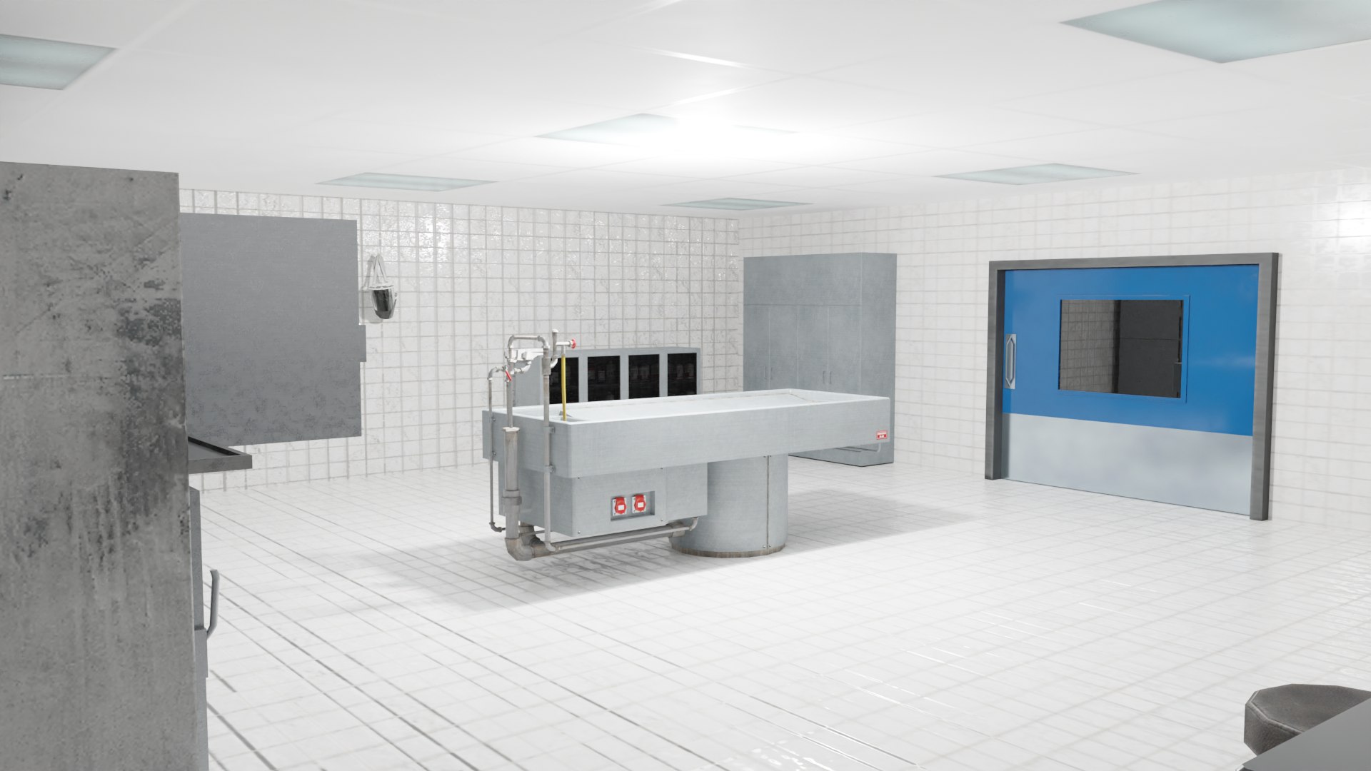 3D Modular Morgue With PBR Materials Low-poly Model - TurboSquid 1956497