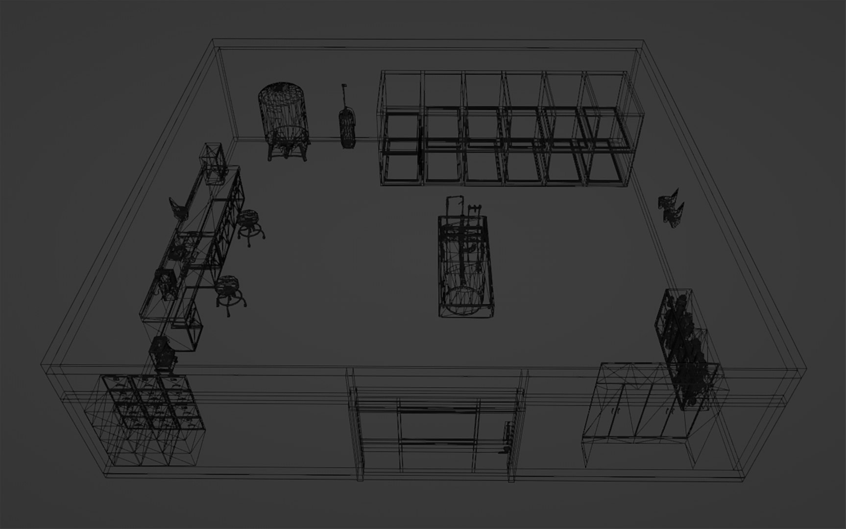 3D Modular Morgue With PBR Materials Low-poly Model - TurboSquid 1956497