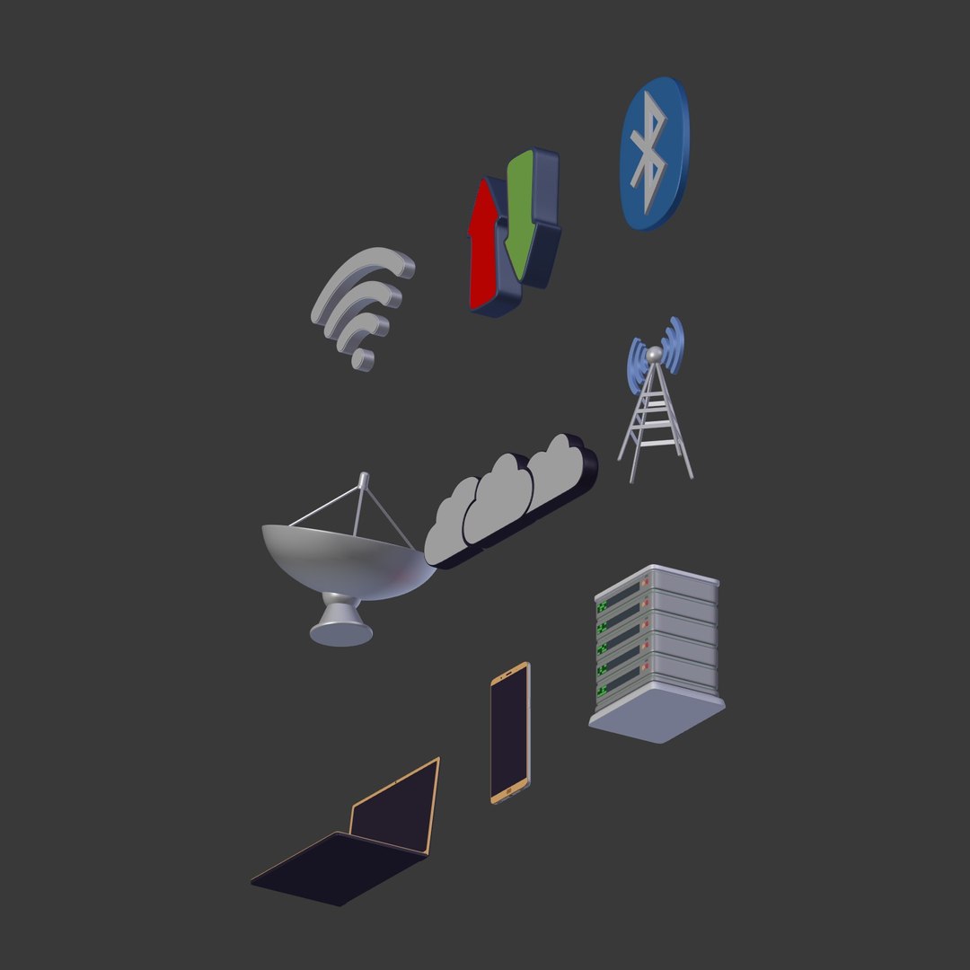 3D Cartoon Signs Icons Pack Model - TurboSquid 1804715