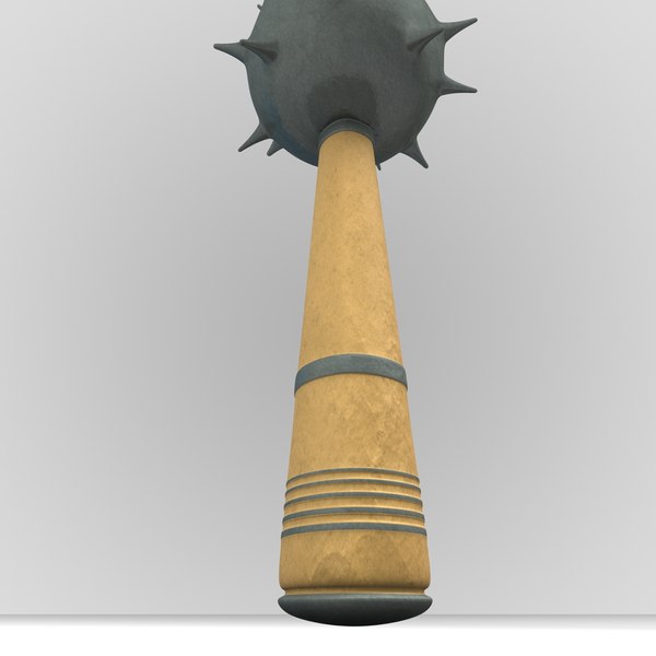 3d model mace weapon