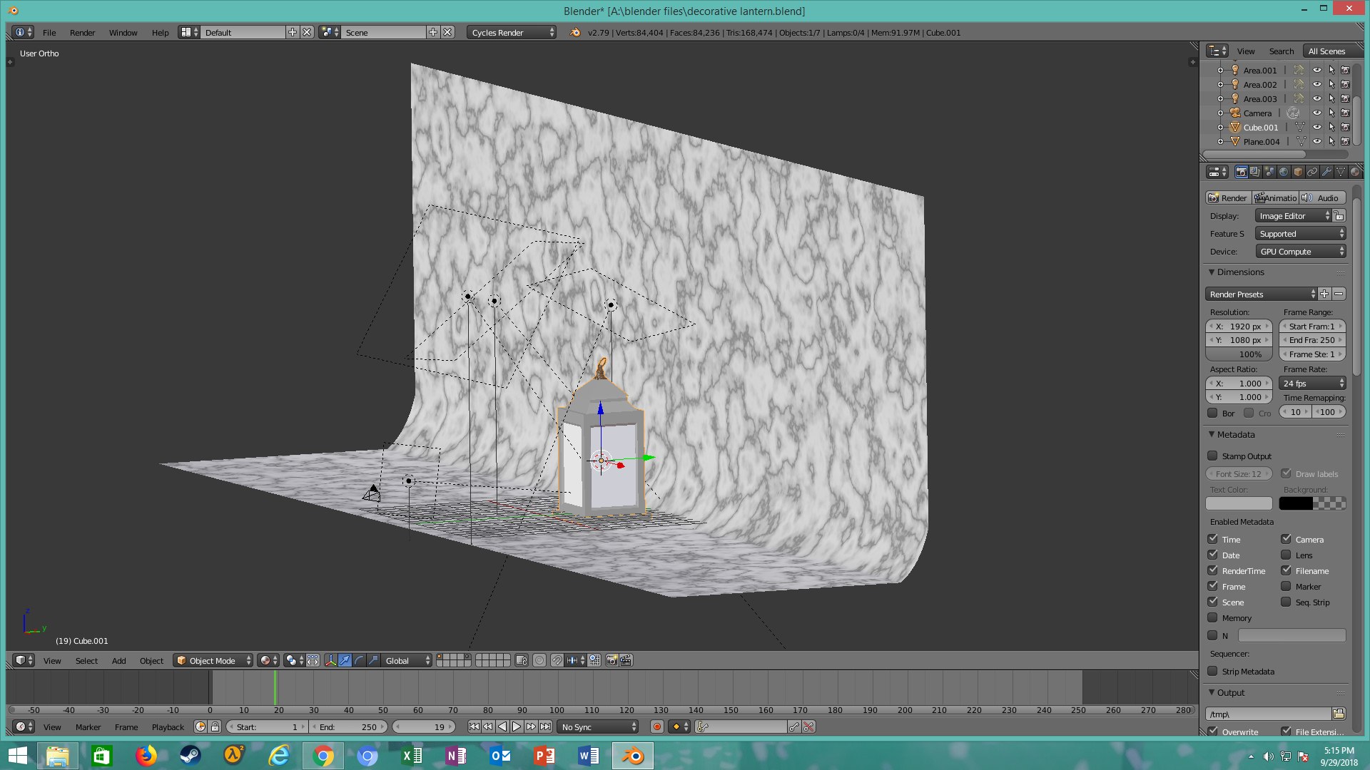3D Decorative Lantern - TurboSquid 1332082