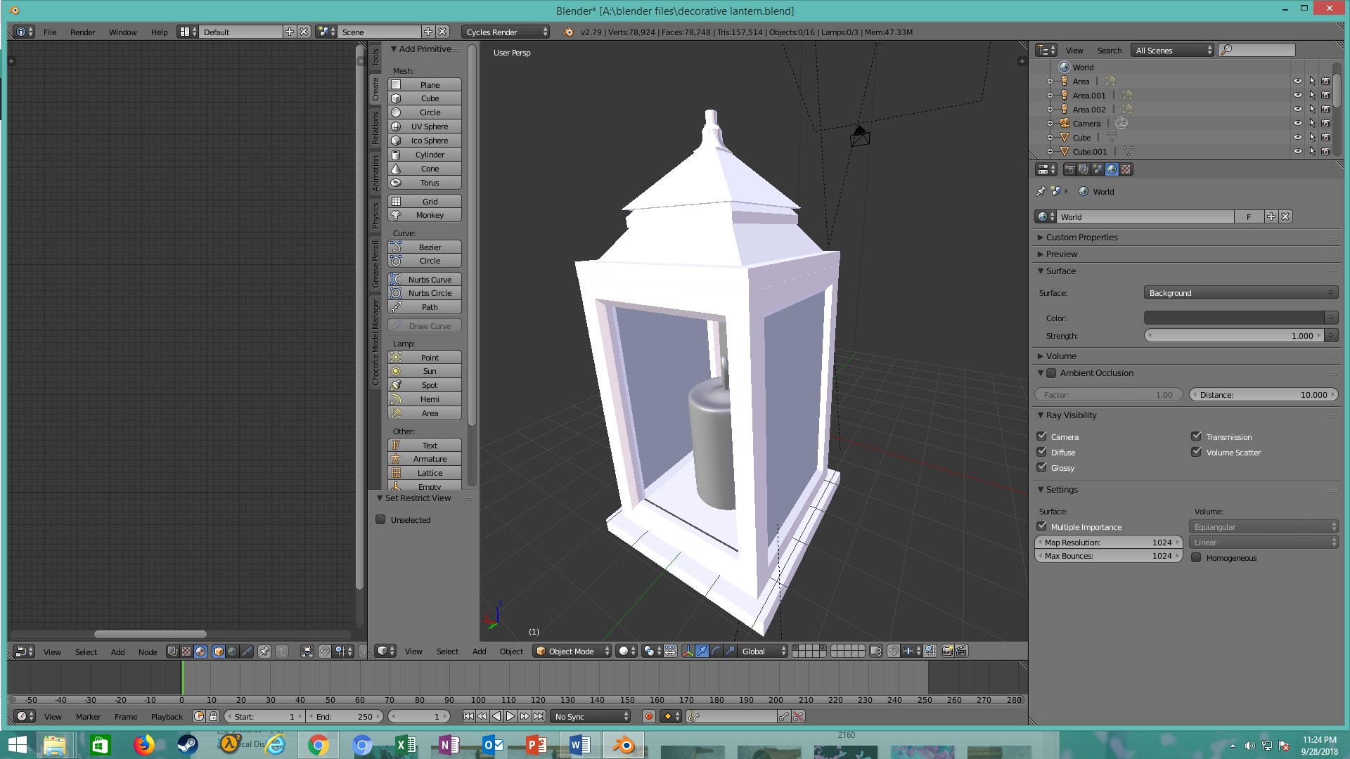 3D Decorative Lantern - TurboSquid 1332082