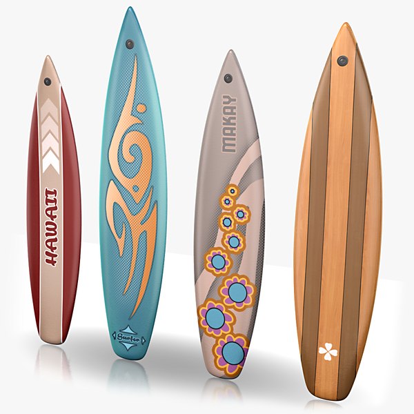 modelo 3d Tablas de surf - TurboSquid 637538
