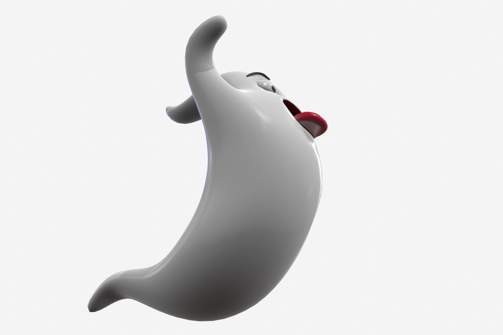 Cartoon Character Ghost 3D Model - TurboSquid 1330746