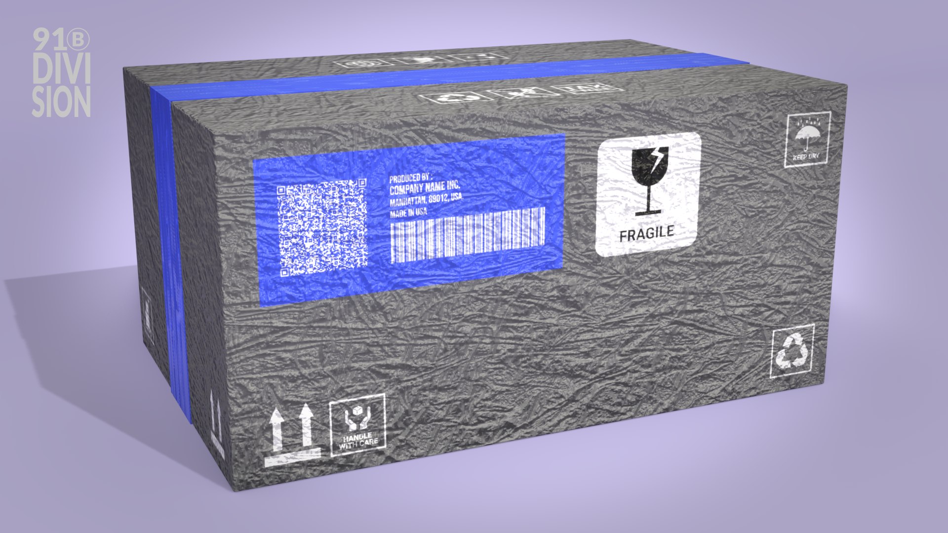 PBR Low Poly Cardboard Boxes Game Ready 3D - TurboSquid 2094775