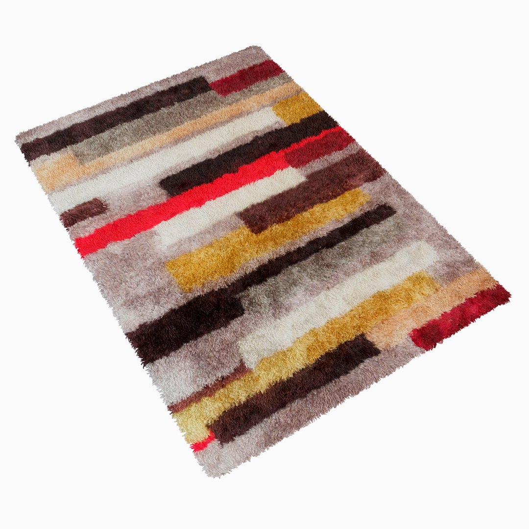 3d model fur rug