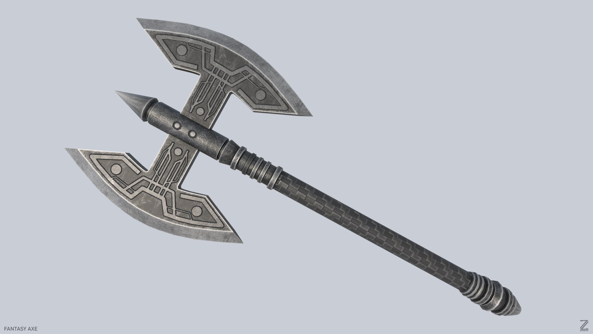 Fantasy Axe 3D Model - TurboSquid 2386049