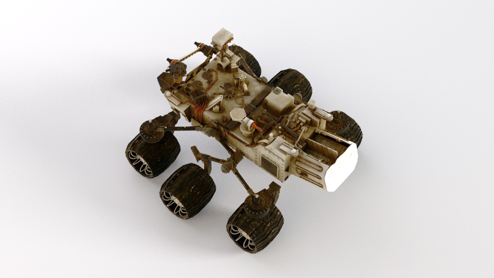 3D Ready Mars Rover Model - TurboSquid 1355495