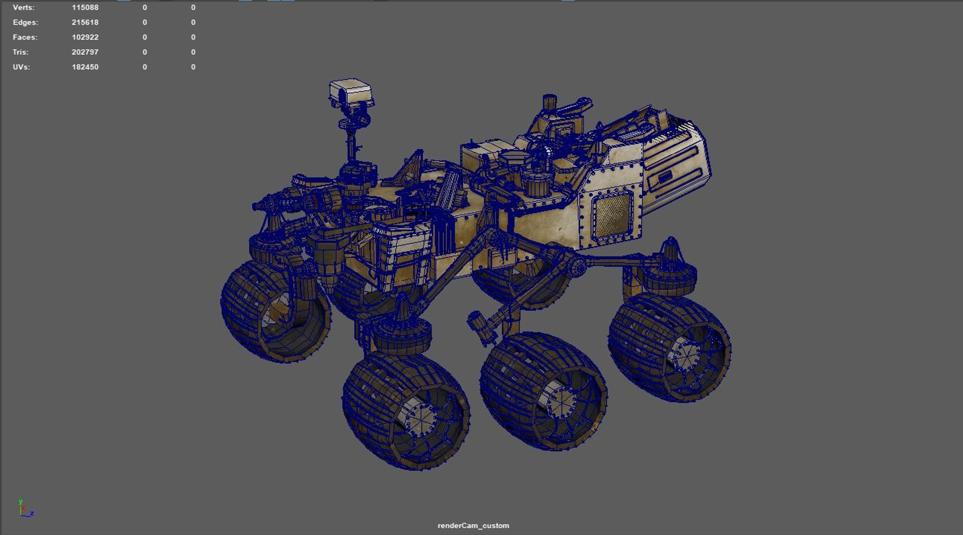 3D Ready Mars Rover Model - TurboSquid 1355495
