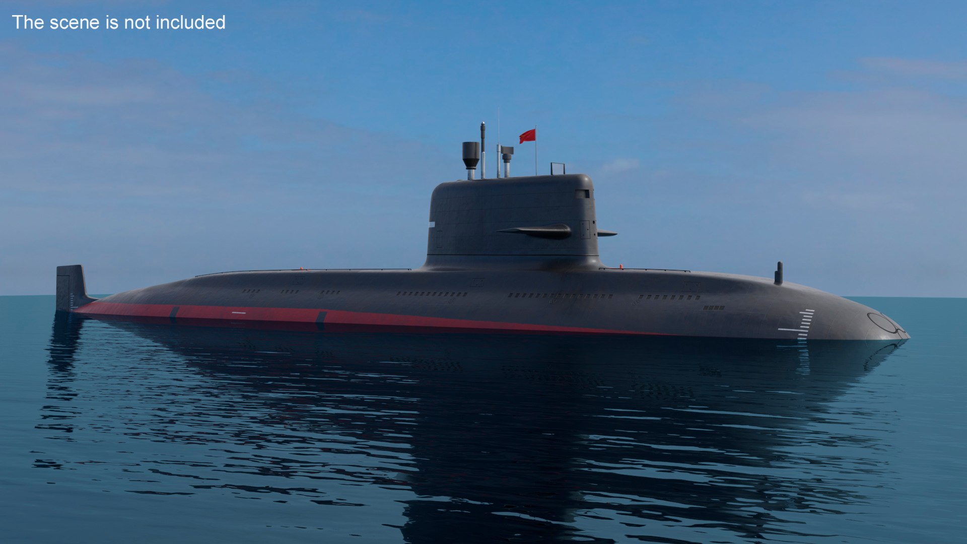 3D Chinese Navy Attack Submarine Type 039A In Water - TurboSquid 2417949