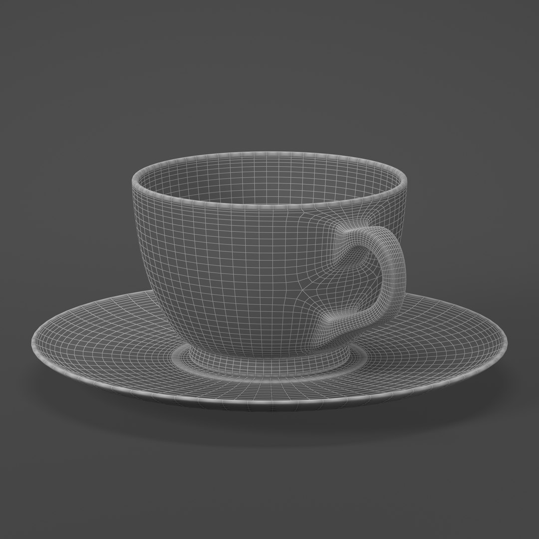 White Cup 3D Model - TurboSquid 2150765