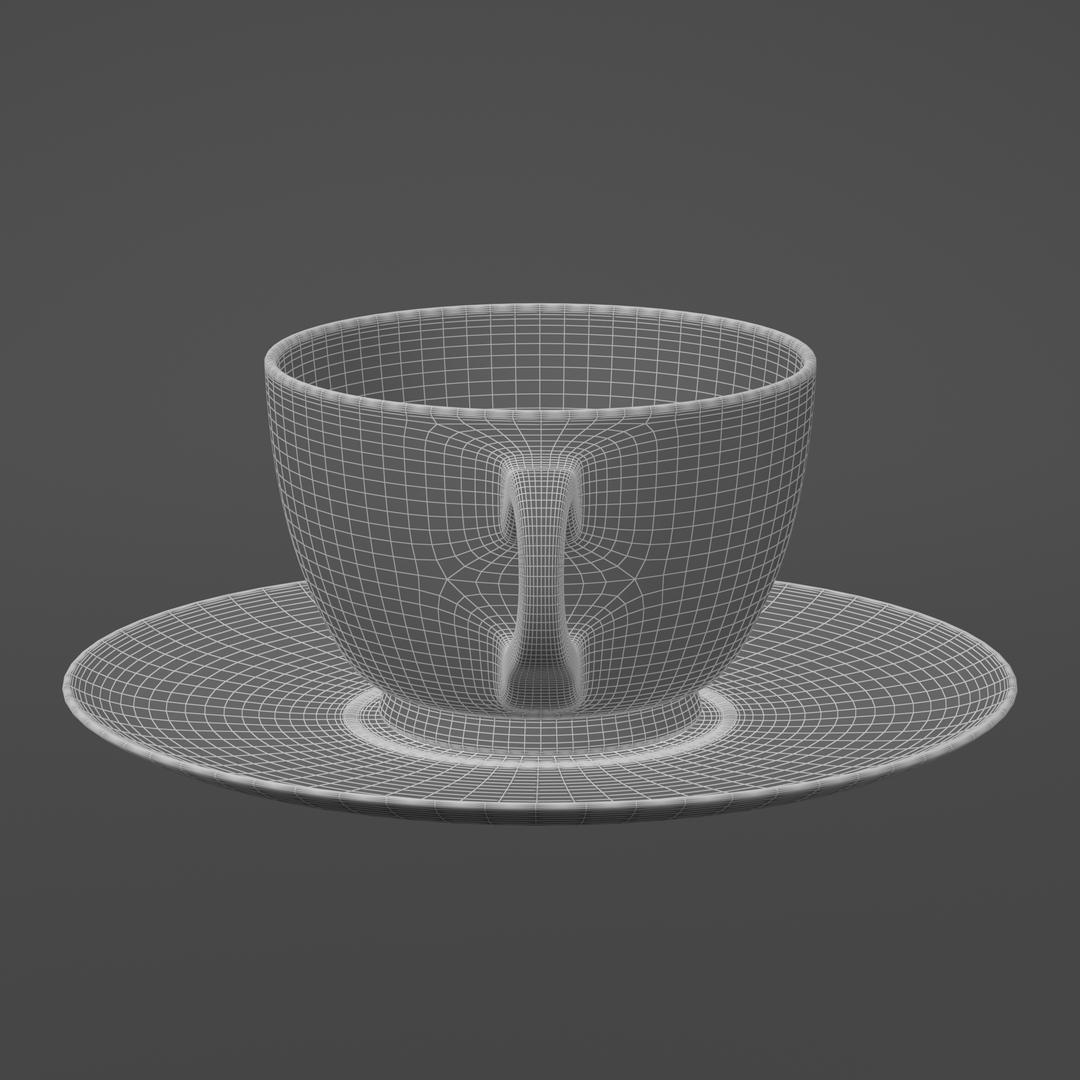 White Cup 3D Model - TurboSquid 2150765