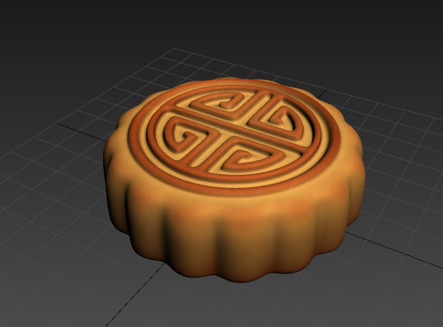 3D Model Moon Cake - TurboSquid 1483239