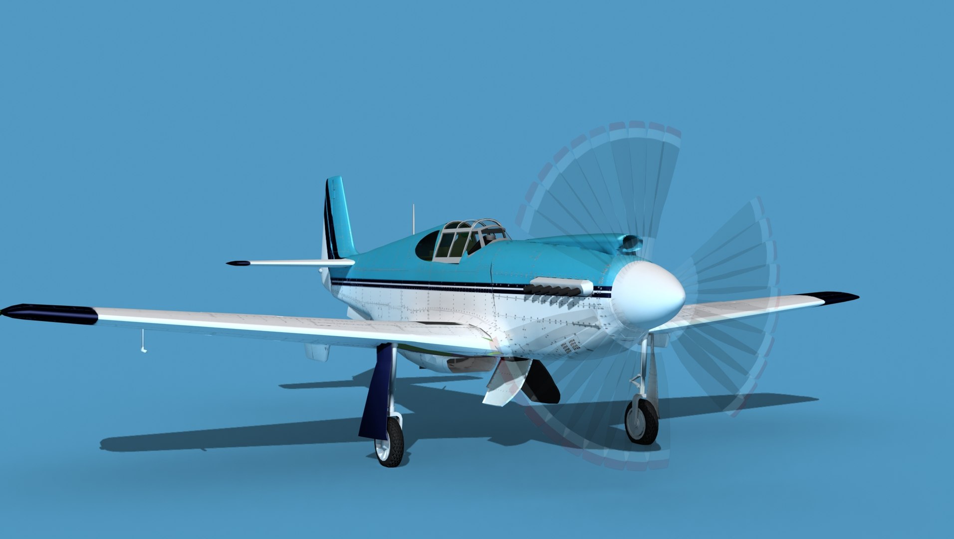 3D North American A-36A Apache S01 Racer Model - TurboSquid 1921994