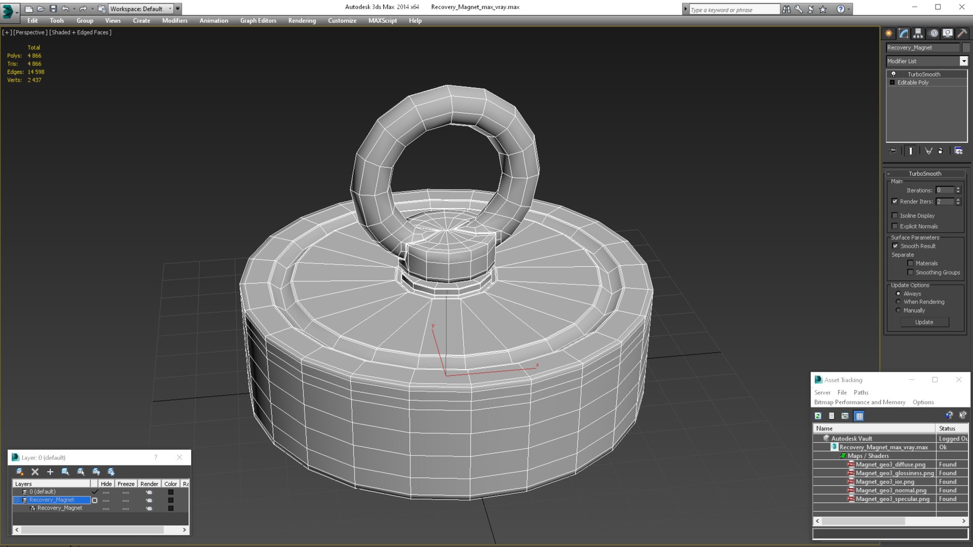 3D Recovery Magnet model - TurboSquid 1985428