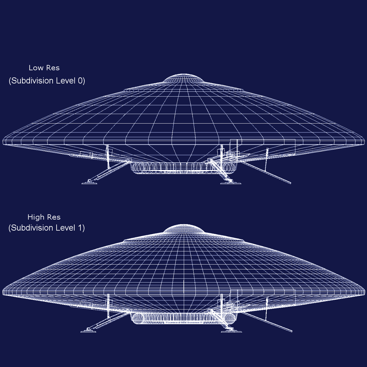 3d model ufo