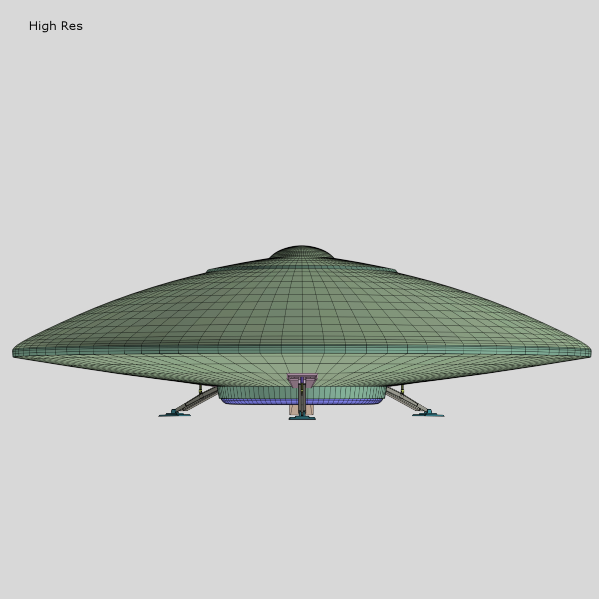 3d model ufo